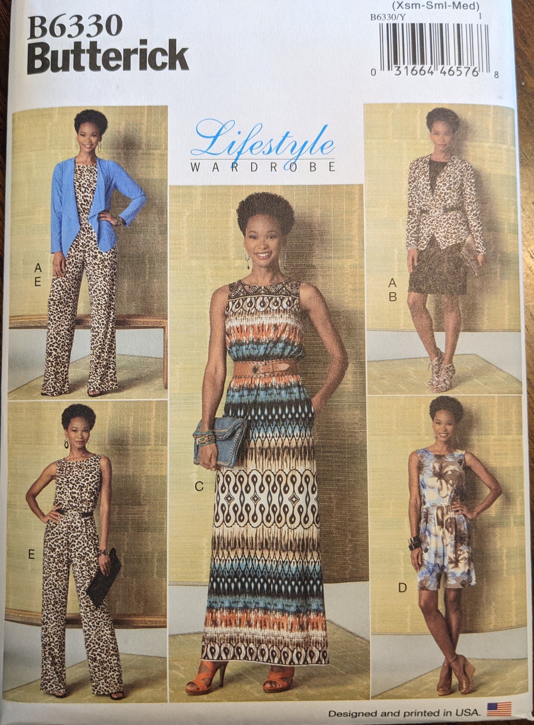 Uncut Butterick Sewing Pattern #B6330 for Misses and Plus Size Jacket ...