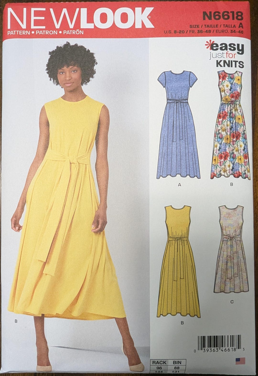 Uncut New Look Sewing Pattern #N6618 for Misses and Misses' Plus Size ...