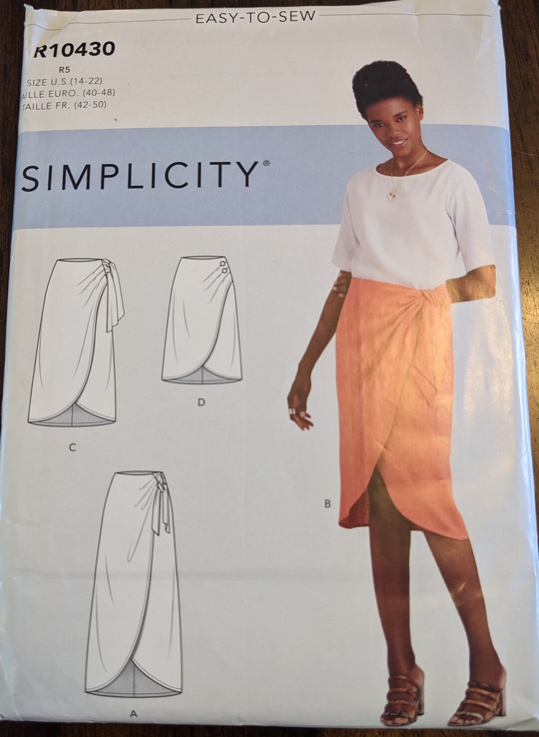 Uncut Simplicity Sewing Pattern #R10430 for Misses' and Misses' Plus ...