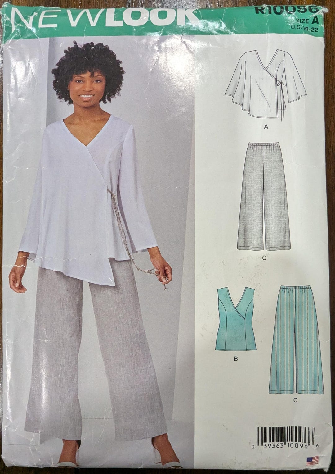 Uncut New Look Sewing Pattern #R10096 for Misses and Misses' Plus Size ...