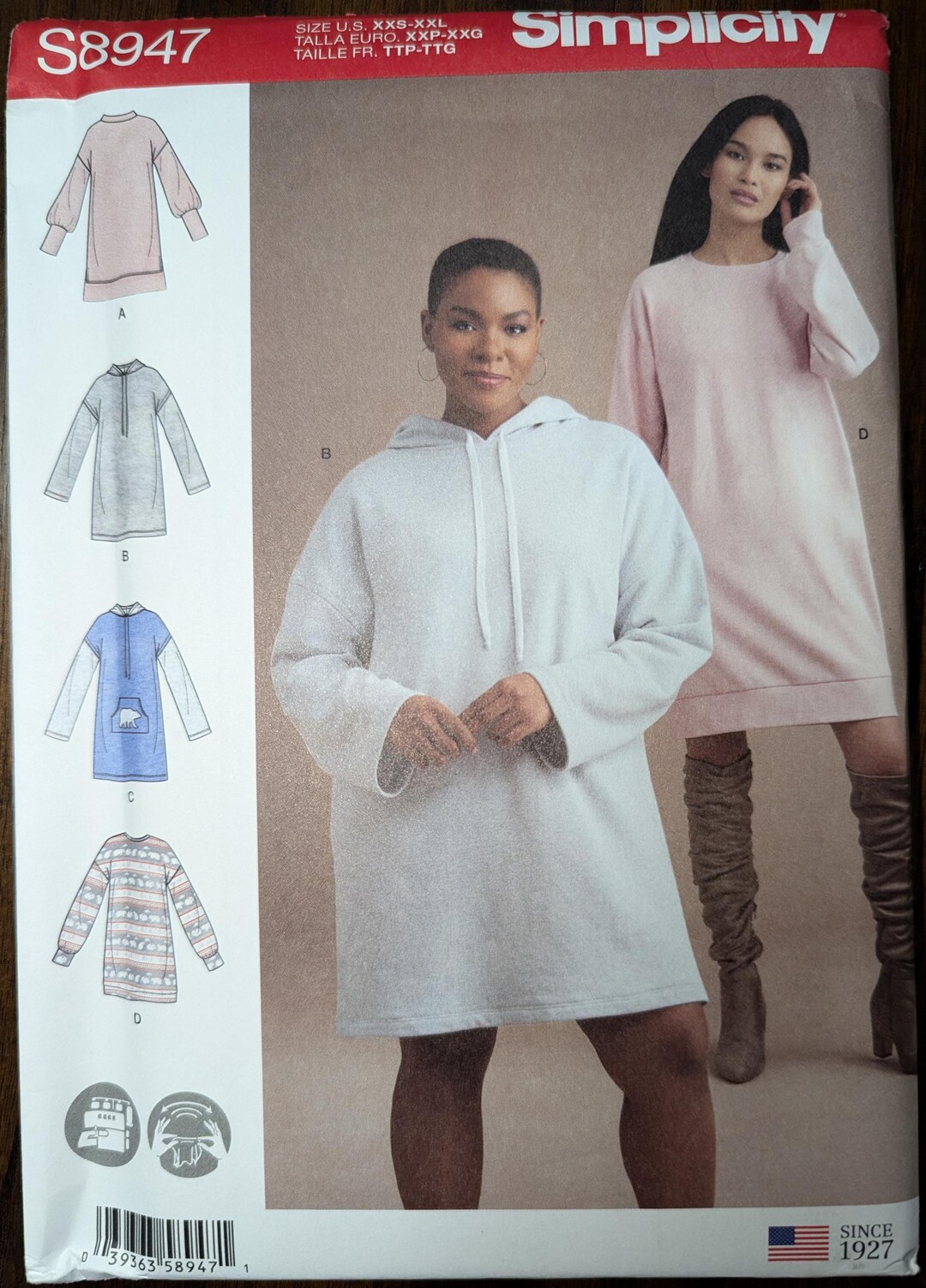 Uncut Simplicity Sewing Pattern #S8947 for Misses and Misses' Plus Size ...