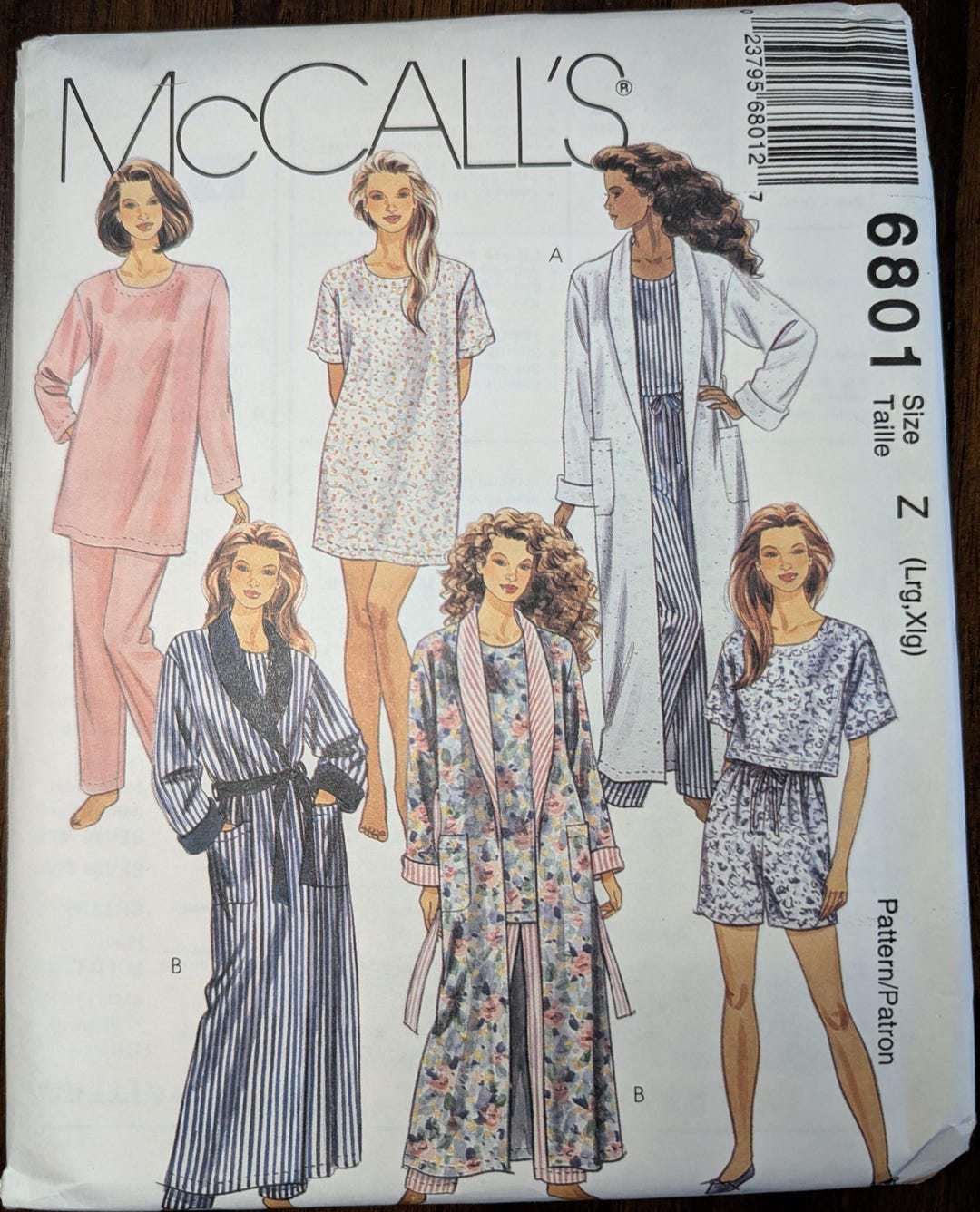 Uncut Mccall's Sewing Pattern #6801 for Misses and Misses' Plus Size ...