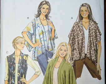Uncut Butterick Sewing Pattern B4985 for Misses Plus Size Top With 4 ...