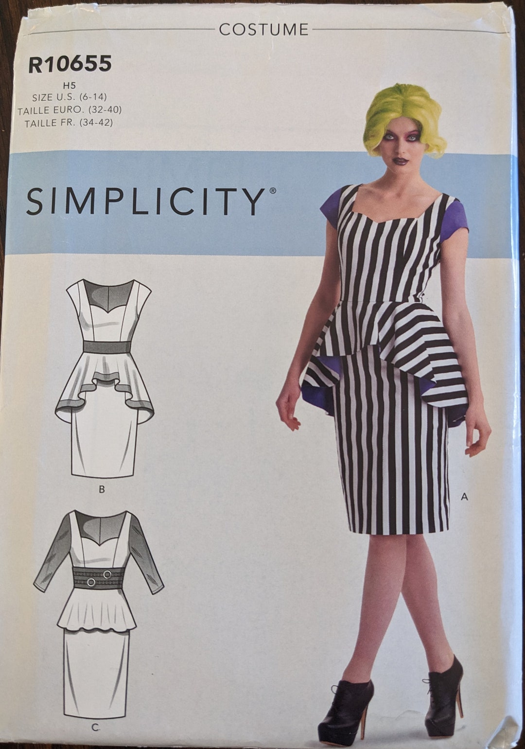 Uncut Simplicity Sewing Pattern #R10655/S9165 for Misses and Plus Size ...