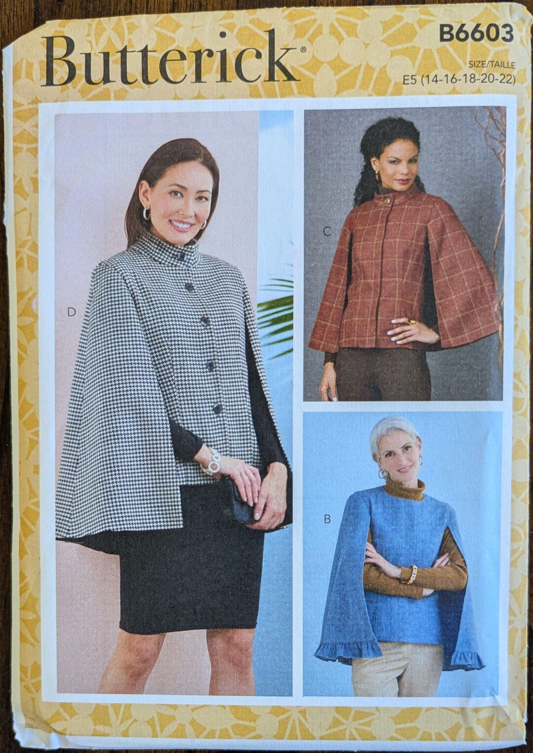 Uncut Butterick Sewing Pattern #B6603 for Misses and Misses' Plus Size ...
