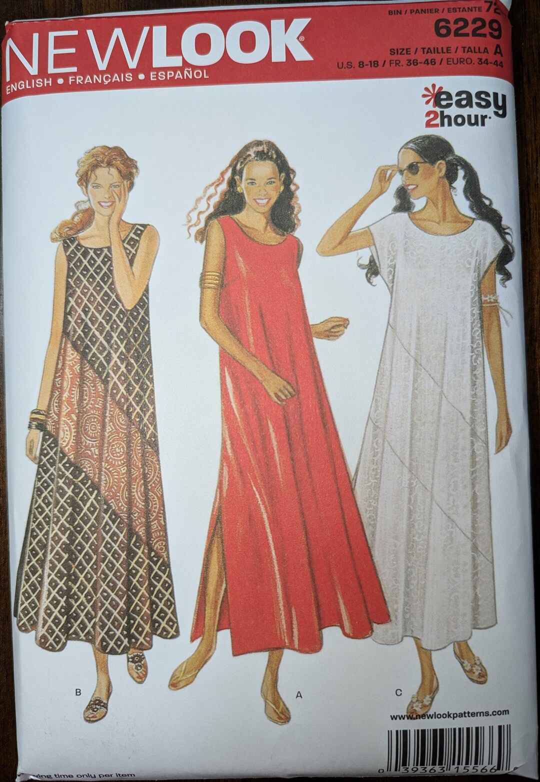 Uncut New Look Sewing Pattern #6229 for Misses and Misses' Plus Size ...