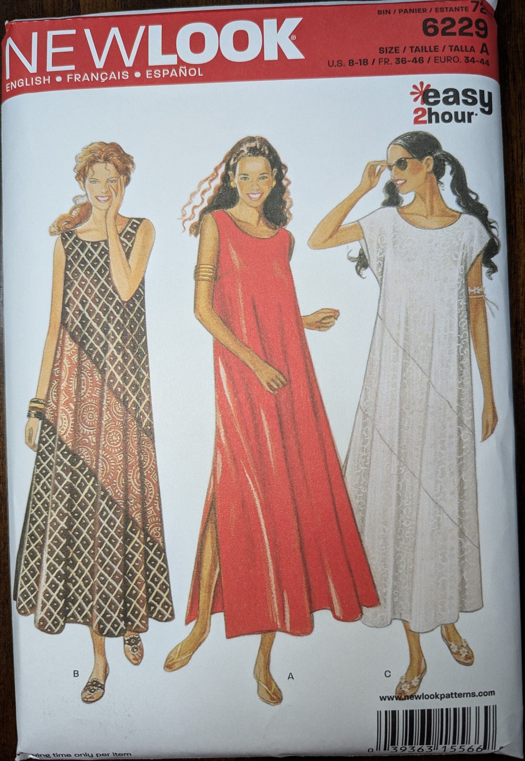 Uncut New Look Sewing Pattern #6229 for Misses and Misses' Plus Size ...