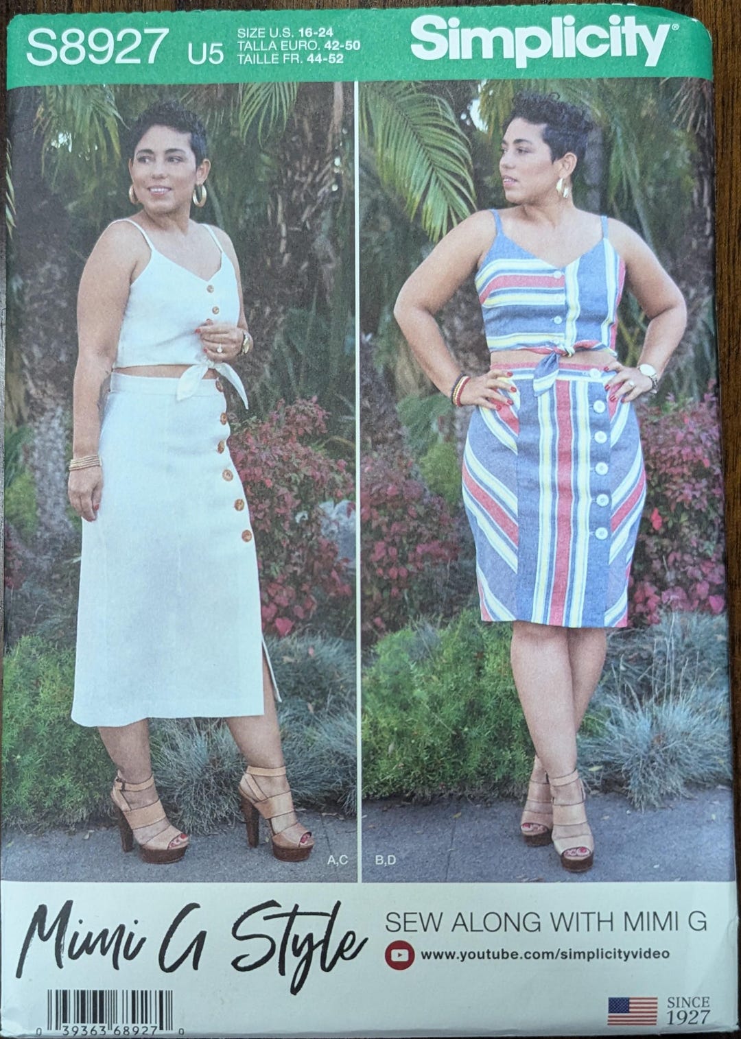Uncut Simplicity Mimi G Sewing Pattern #S8927 for Misses and Misses ...