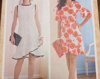 Uncut Butterick Sewing Pattern B4985 for Misses Plus Size Top With 4 ...