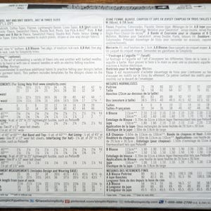 Uncut Simplicity Sewing Pattern #8020 for Misses and Misses' Plus Size ...