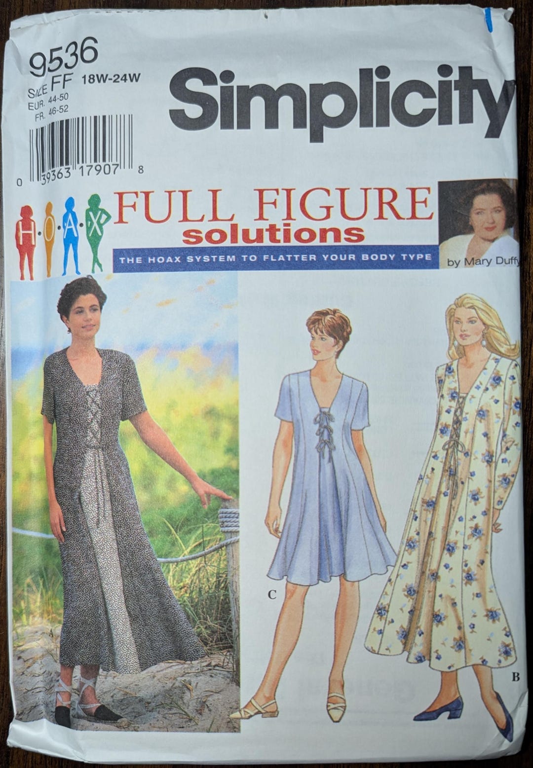 Uncut Simplicity Sewing Pattern #9536 for Women's Dress With 3 ...