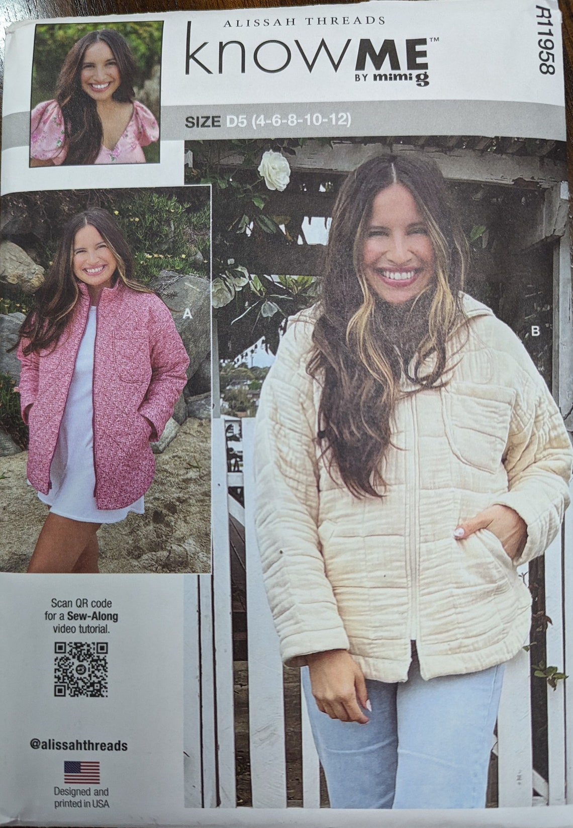 Uncut Know Me by Mimi G Sewing Pattern #R11958 for Misses and Misses ...