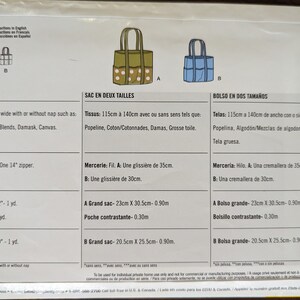 Uncut Simplicity Sewing Pattern #A2830 for Bags in Two Sizes. - Etsy