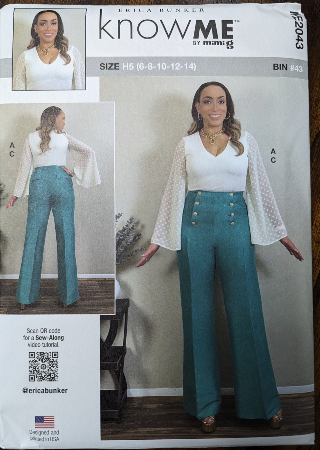 Uncut Know Me by Mimi G Sewing Pattern #ME2043 for Misses' Bodysuit and ...