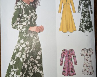 Uncut New Look Sewing Pattern #6640 for Women's Dress With Length ...
