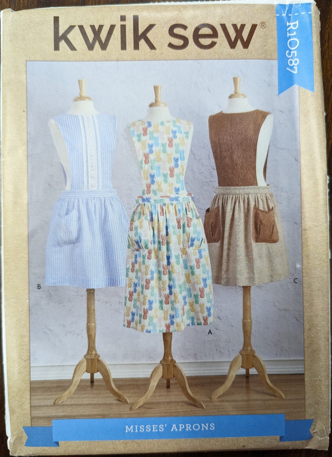 Uncut Kwik Sew Sewing Pattern #R10587 for Misses' Aprons. Sizes XS-XL - Etsy