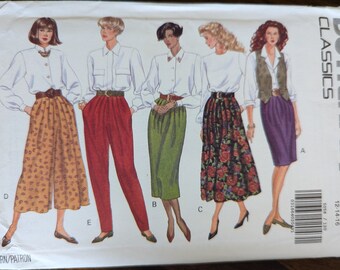 Uncut Butterick Sewing Pattern #5750 for Misses' Jacket, Skirt and ...