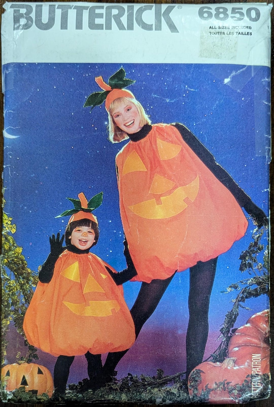 Uncut Butterick Sewing Pattern #6850 for Children's & Misses' Costume ...