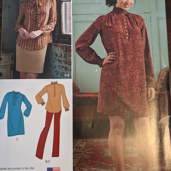 Uncut Butterick Sewing Pattern B5789 for Misses Vests and Jacket Sizes ...