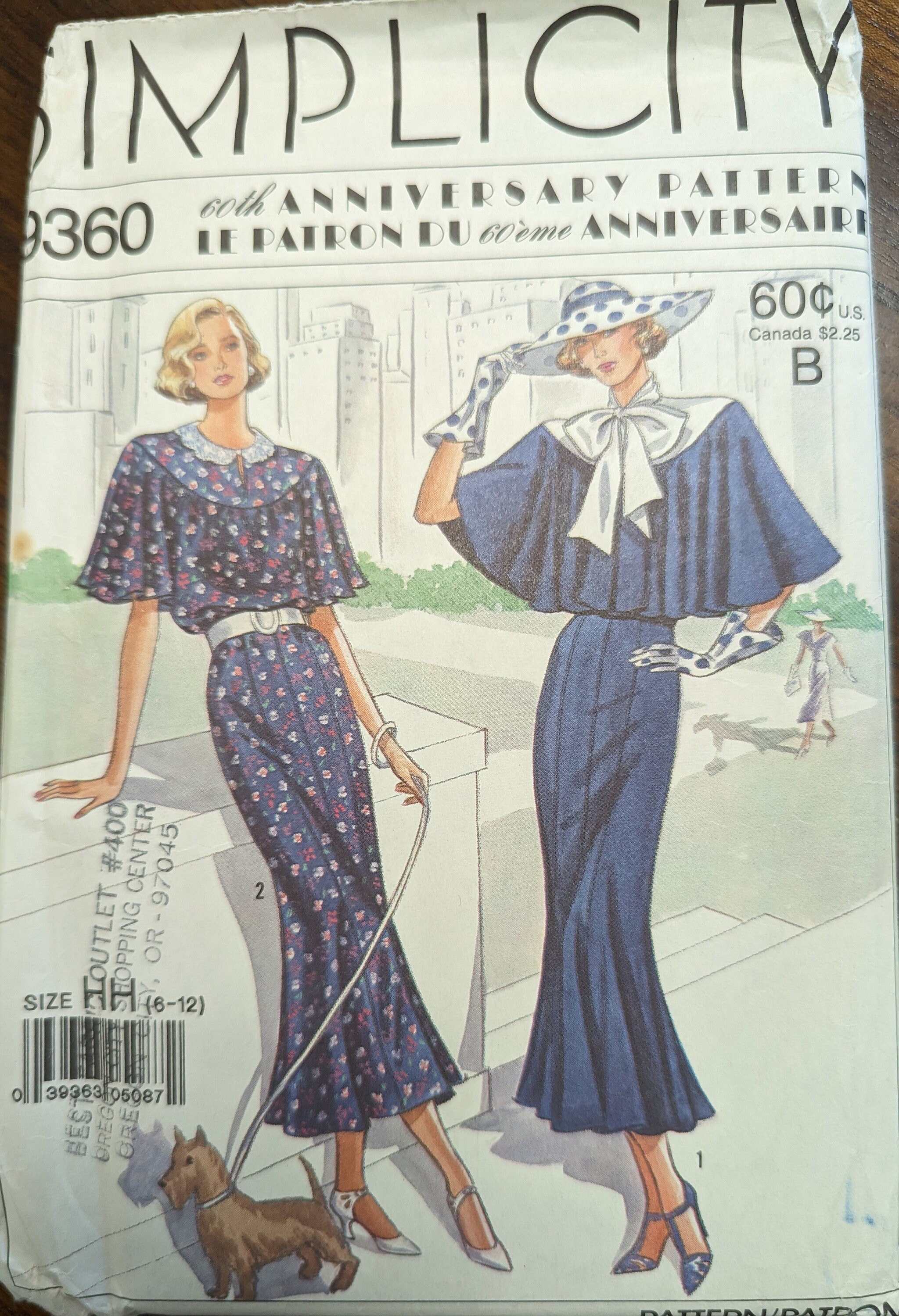 Uncut Simplicity Sewing Pattern #9360 for Misses' Dress With Variation ...