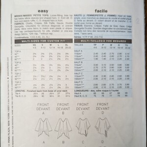 Uncut Butterick Sewing Pattern #B4286 for Misses and Misses' Plus Size ...