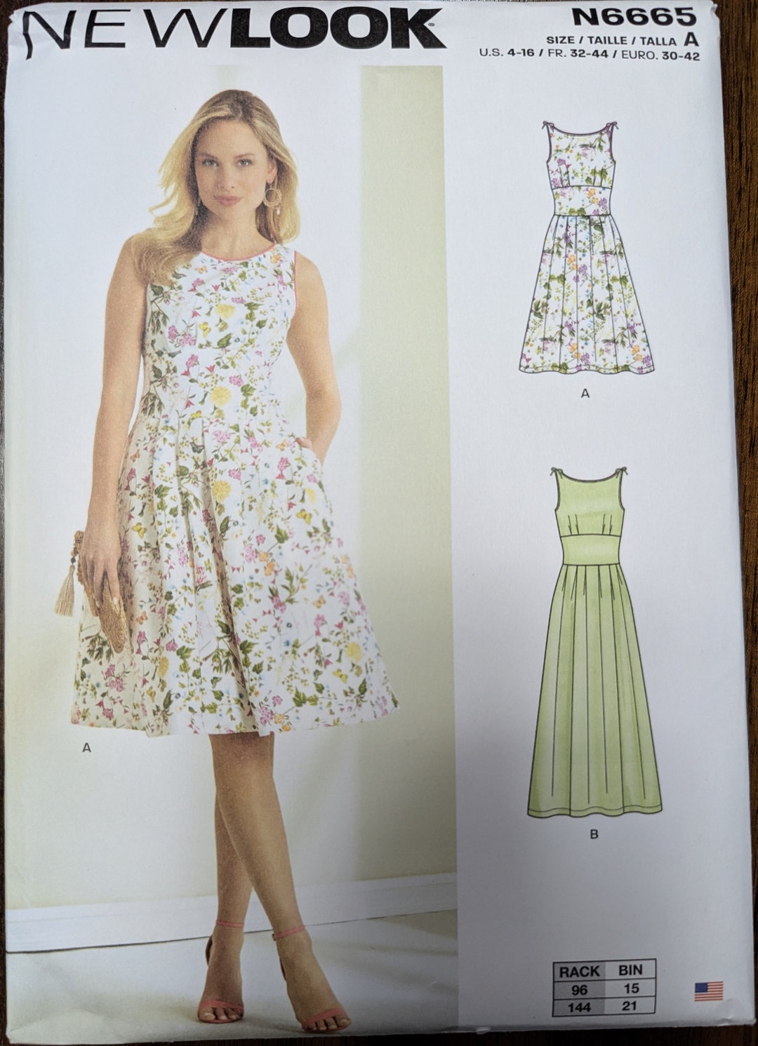 Uncut New Look Sewing Pattern #N6665 for Misses and Misses' Plus Size ...