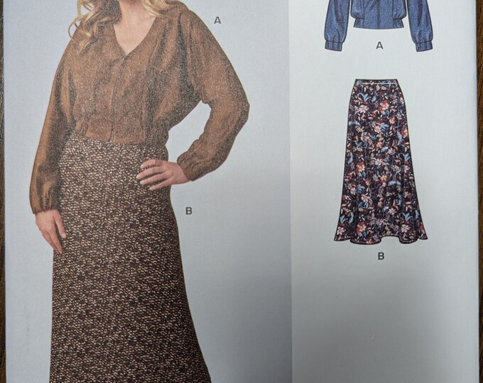 Uncut New Look Sewing Pattern #N6662 for Misses and Misses' Plus Size ...