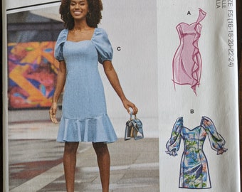 Uncut Mccall's Sewing Pattern 6848 for Misses and Misses' Plus Size ...
