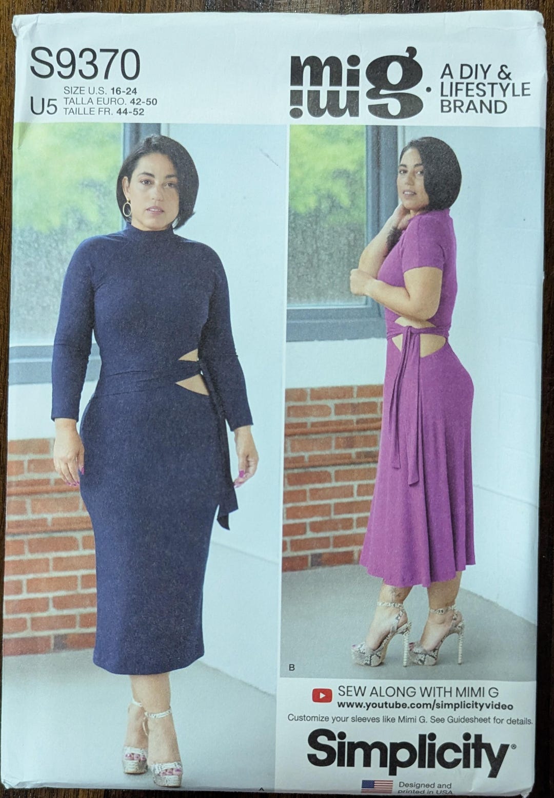 Uncut Simplicity Mimi G Sewing Pattern #S9370 for Misses and Misses ...
