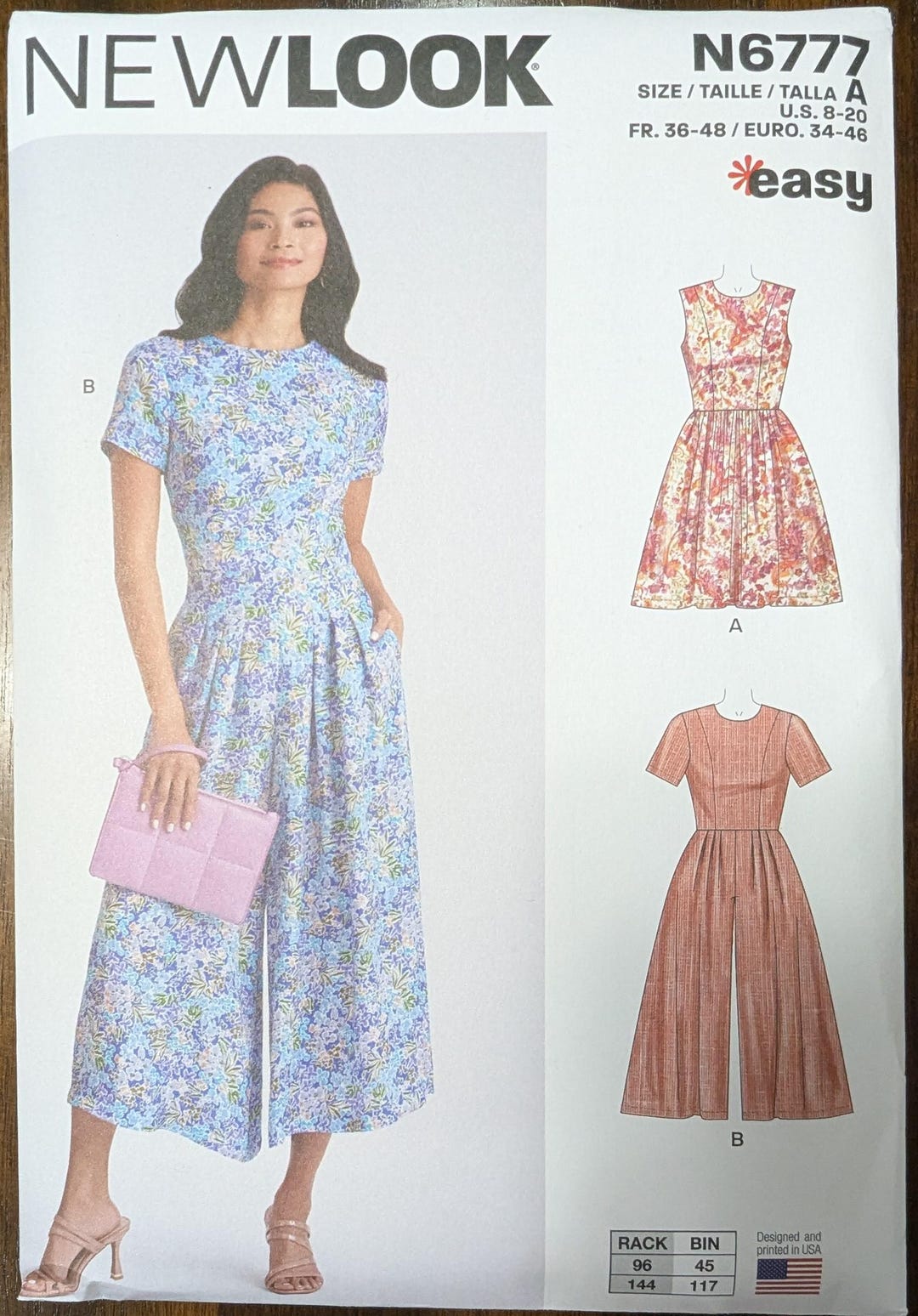 Uncut New Look Sewing Pattern #N6777 for Misses and Misses' Plus Size ...