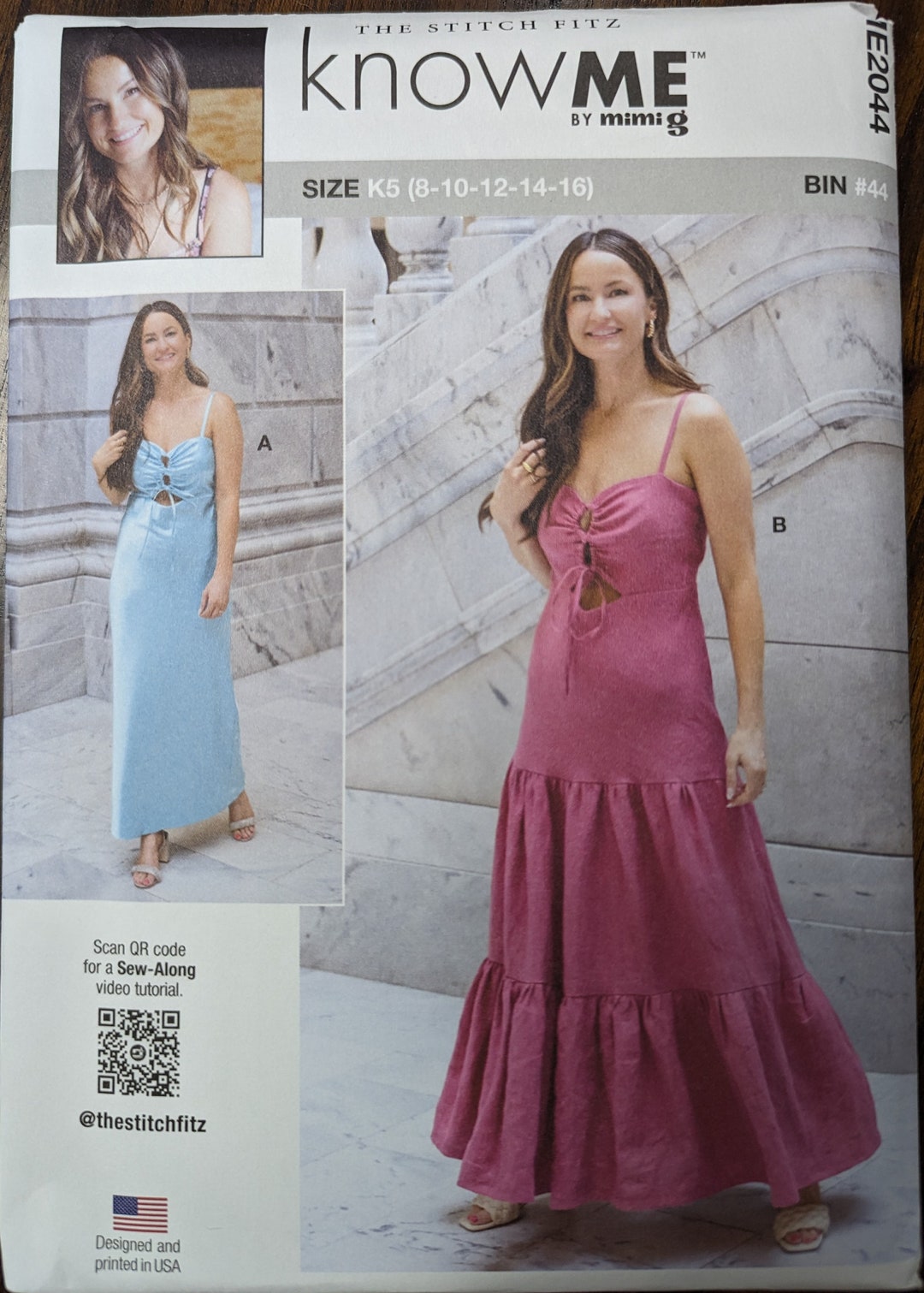 Uncut Know Me by Mimi G Sewing Pattern #ME2044 for Misses and Misses ...