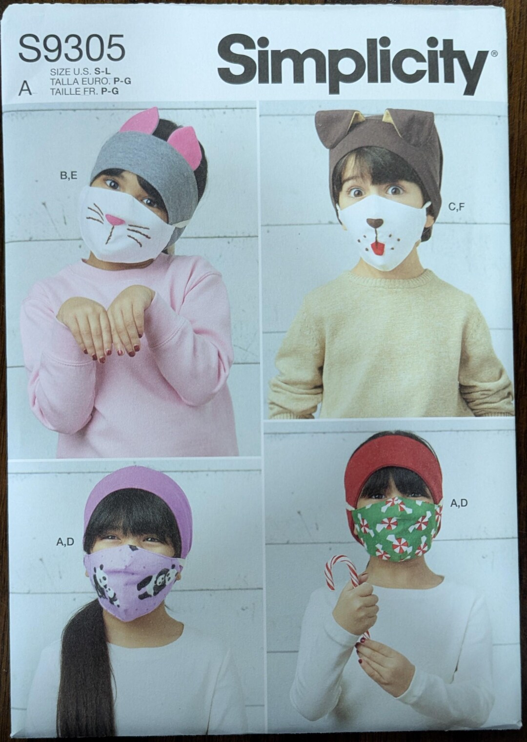 Uncut Simplicity Sewing Pattern #S9305 for Children's Headbands, Hat ...