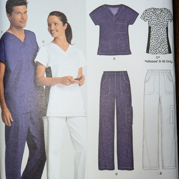 Scrubs Pattern - Etsy