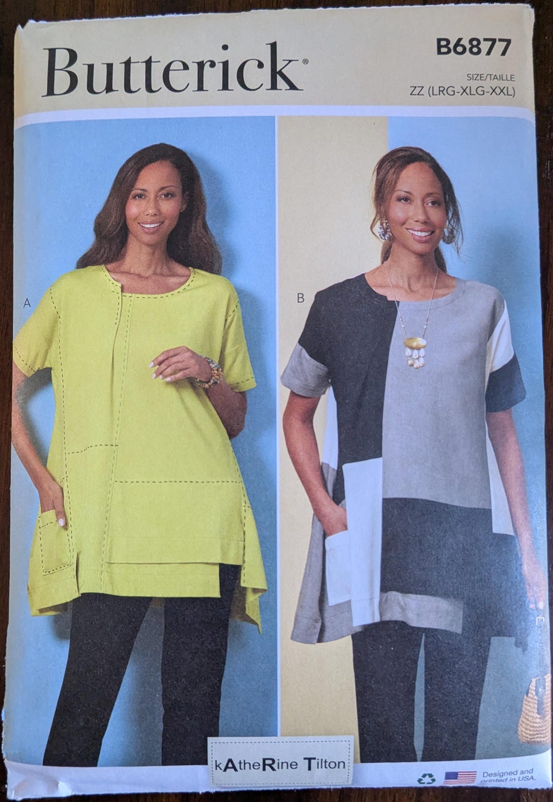 Uncut Butterick Sewing Pattern #B6877 for Misses and Misses' Plus Size ...