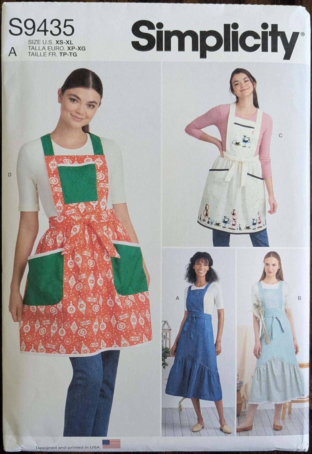 Uncut Simplicity Sewing Pattern #S9435 for Misses and Misses' Plus Size ...