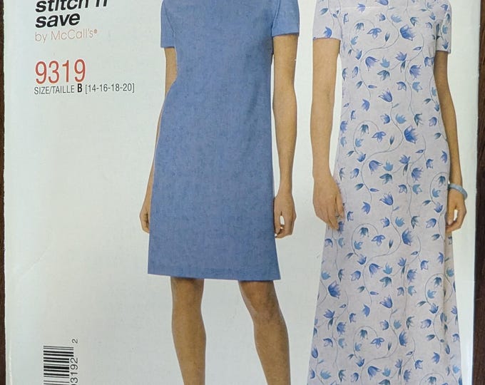 Uncut Stitch 'n Save Sewing Pattern #9319 for Misses and Misses' Plus ...