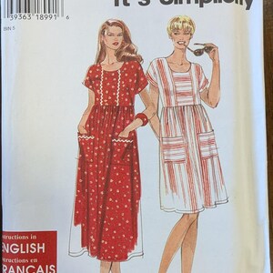 Uncut Simplicity Sewing Pattern #7173 for Misses and Misses' Plus Size ...