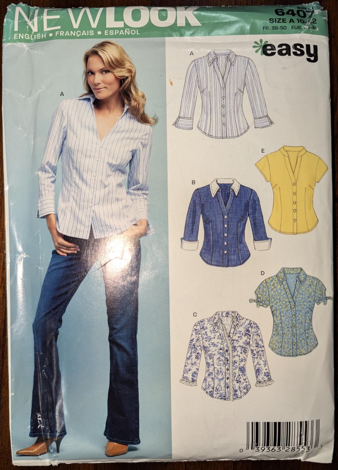 Uncut New Look Sewing Pattern #6407 for Misses and Misses' Plus Size ...