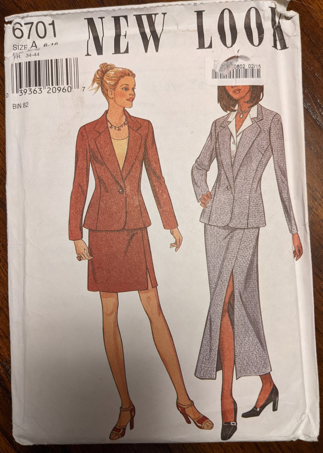 Uncut New Look Sewing Pattern 6701 for Misses and Plus Size - Etsy