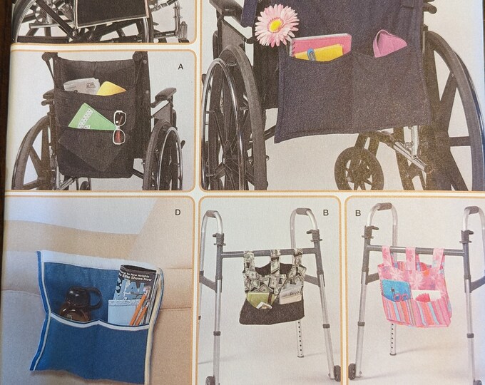 Uncut Simplicity Sewing Pattern 2822 for Wheelchair, Walker and Lounge Chair Accessories. One ...