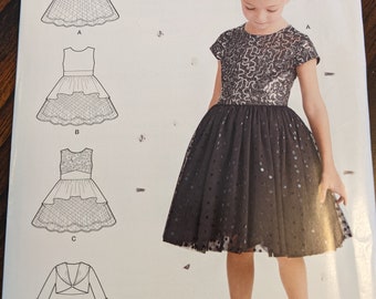 Uncut Simplicity Sewing Pattern #4764 for Child's/girls' Design Your ...