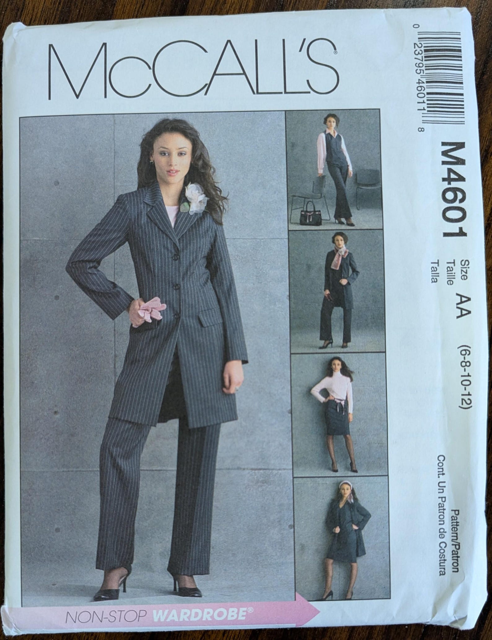 Uncut Mccall's Sewing Pattern #M4601 for Misses' Lined Jacket, Lined ...
