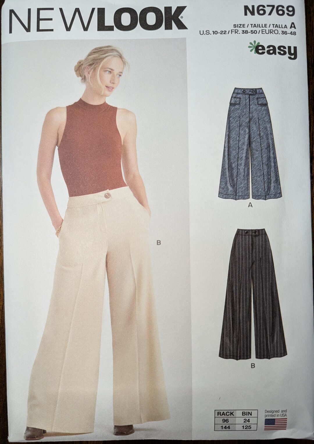 Uncut New Look Sewing Pattern #N6769 for Misses' and Misses' Plus Size ...