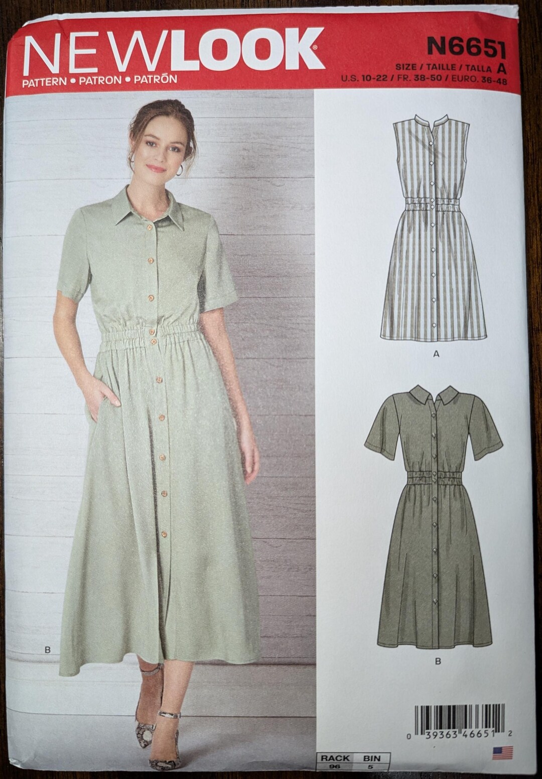 Uncut New Look Sewing Pattern #N6651 for Misses and Misses' Plus Size ...