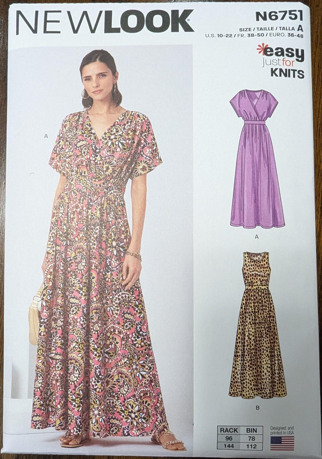 Uncut New Look Sewing Pattern #N6751 for Misses and Misses' Plus Size ...