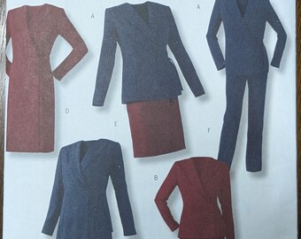 Uncut Butterick Sewing Pattern #5750 for Misses' Jacket, Skirt and ...