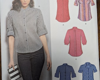 Uncut New Look Sewing Pattern #6585 for Misses and Misses' Plus Size ...