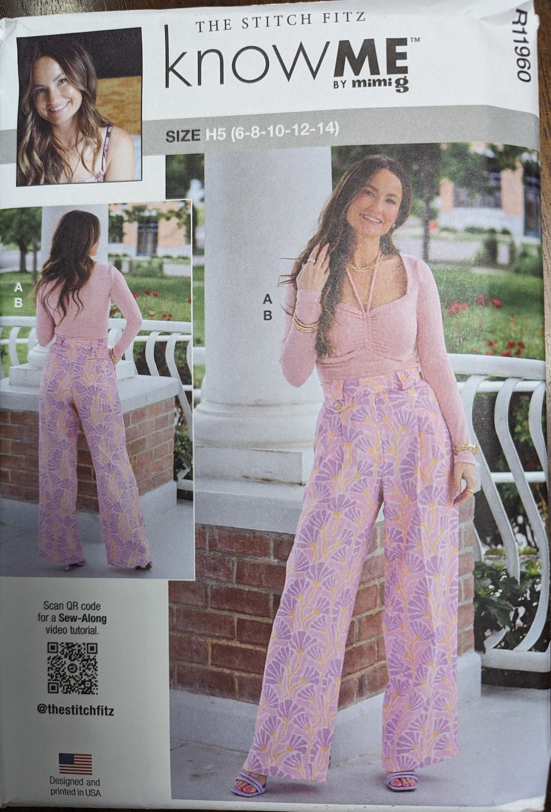 Uncut Know Me by Mimi G Sewing Pattern #R11960 for Misses and Misses ...