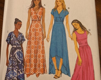 Uncut Butterick Sewing Pattern B4985 for Misses Plus Size Top With 4 ...