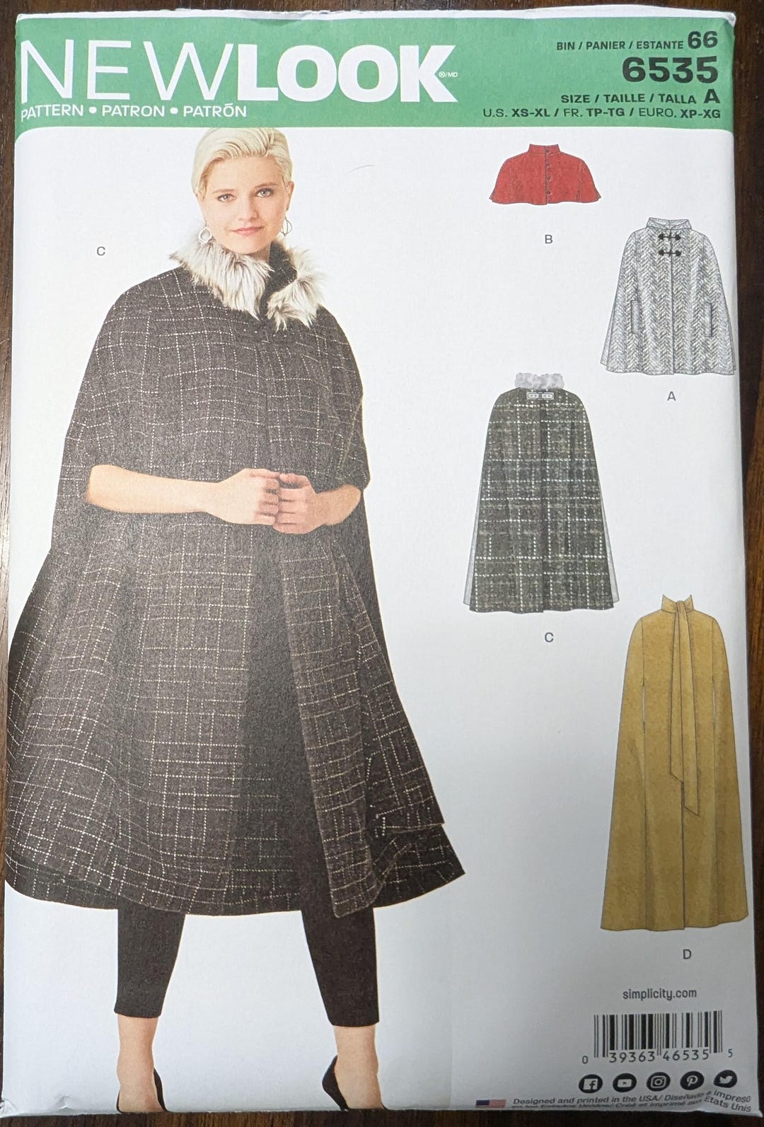 Uncut New Look Sewing Pattern #6535 for Misses and Misses' Plus Size ...